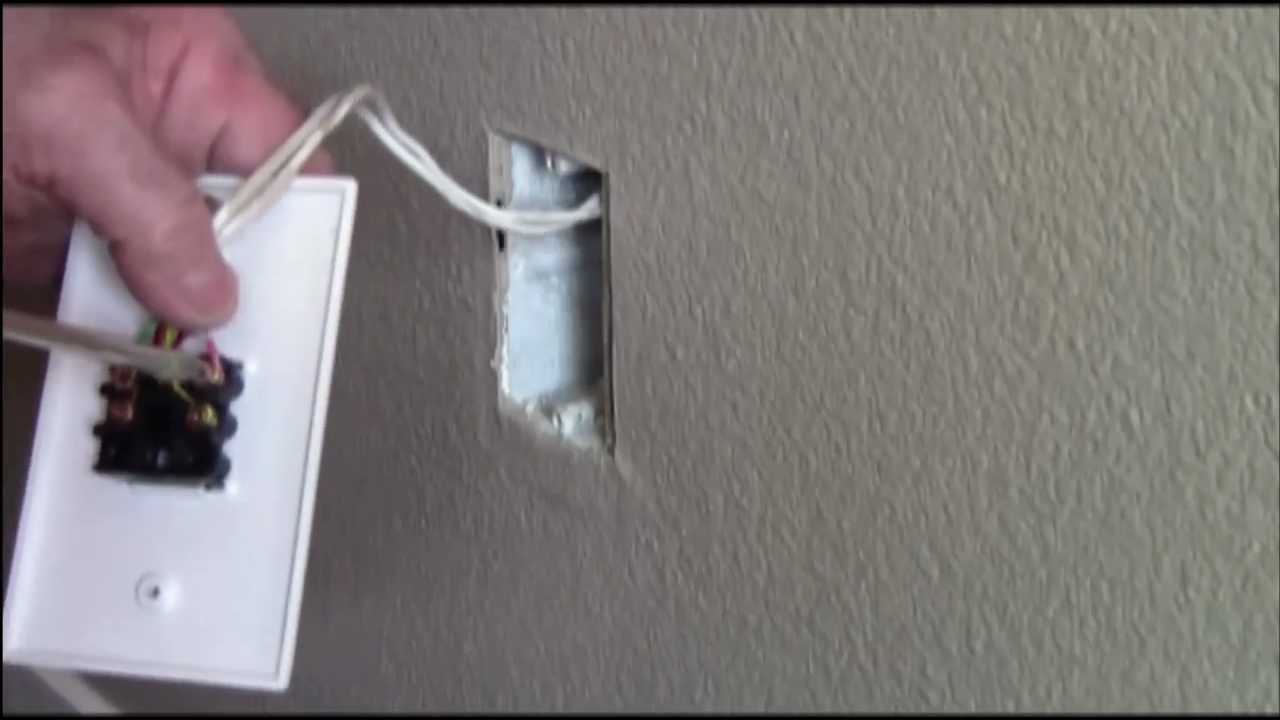 Phone jack color code and installation # 45