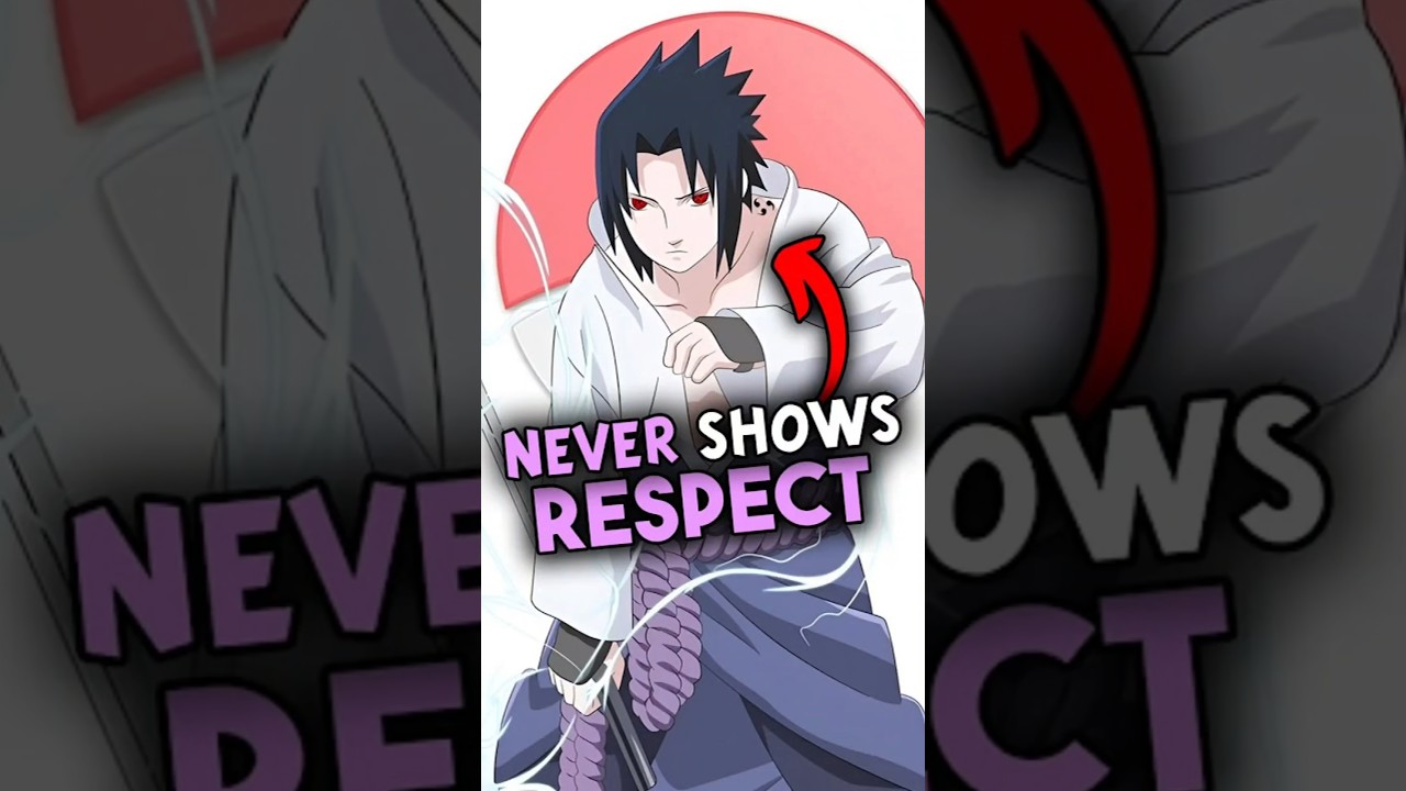 🔥 “5 Characters Sasuke Truly Respects!” #naruto #anime #shorts #sasuke