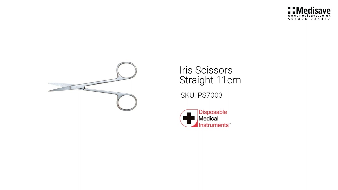 Iris Scissors Straight 11cm PS7003