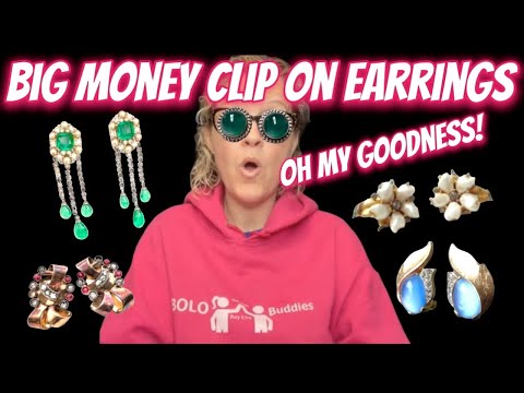 Big Money Vintage Clip On Earrings What to LOOK for! Costume Jewelry