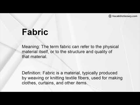 Fabric Meaning