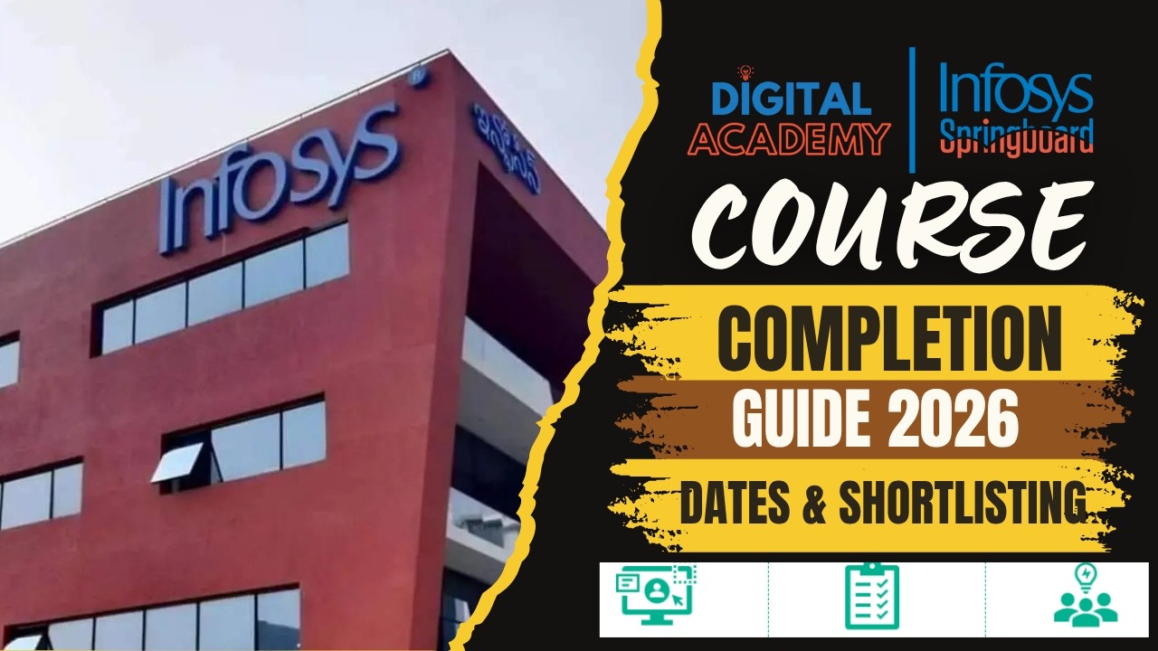 Infosys Springboard Course Completion Guide || Important Date || Infosys Springboard Internship 2026
