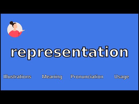 REPRESENTATION - Meaning and Pronunciation