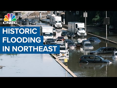 Historic flooding in Northeast, at least six dead in New York, New Jersey