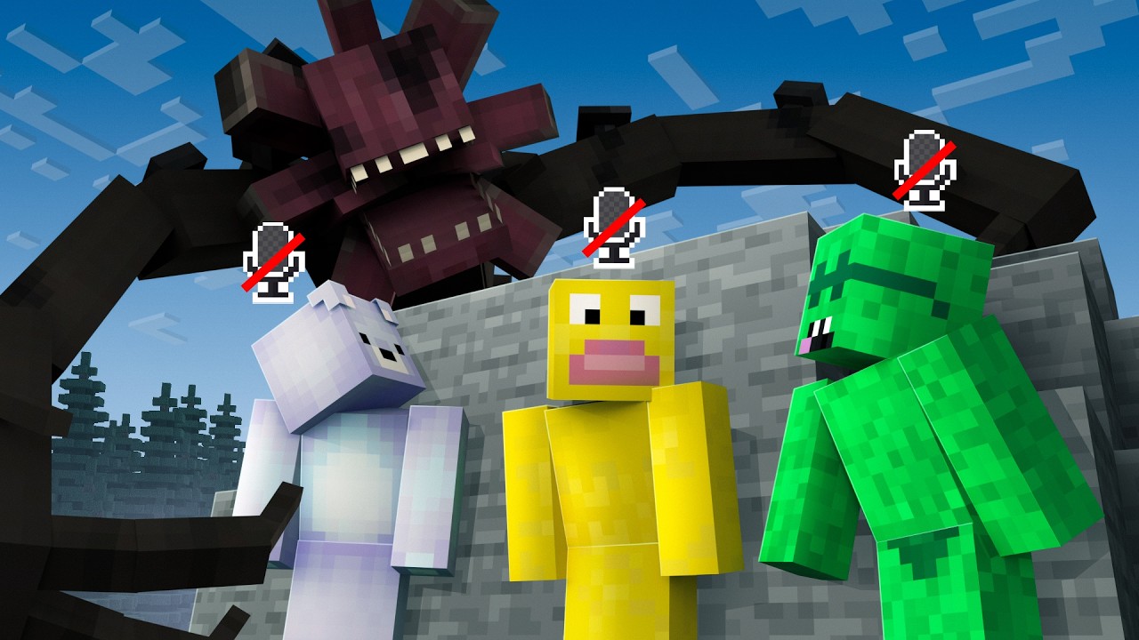 We Played A QUIET PLACE MOD in Minecraft