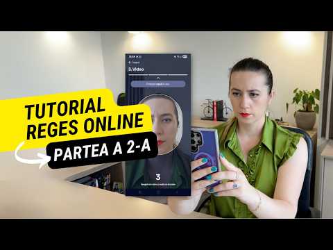 Ãnregistrarea ÃŽn REGES ONLINE prin sistemul ROeID (partea a 2-a)