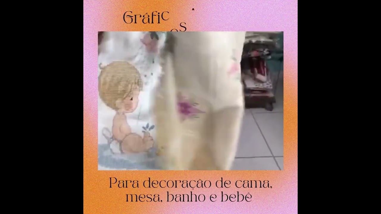 Bordado Ponto Cruz Marileny Dia das Mães