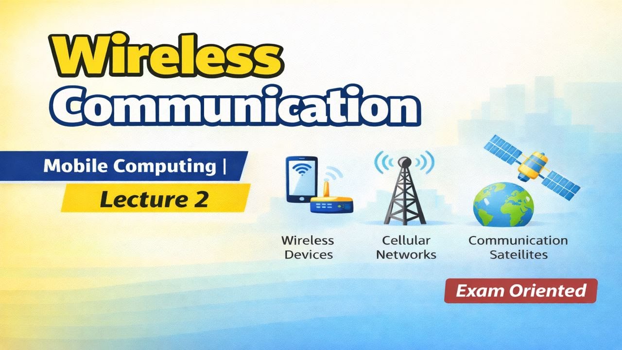Wireless Communication Fundamentals | Mobile Computing