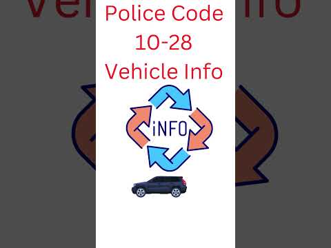 Police Code 10 28 Vehicle Info #codes #radiocodes
