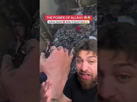 THE POWER OF ALLAH☪️😱🇵🇸 QURAN DOESNT BURN‼️ #islam #muslim #quran #palestine #shorts