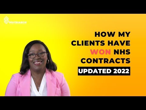 How my Clients have WON NHS CONTRACTS 2022