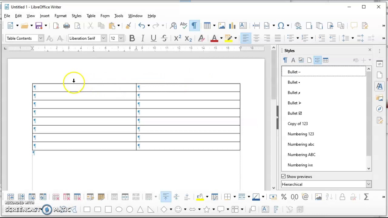 TwoParallelNumberings