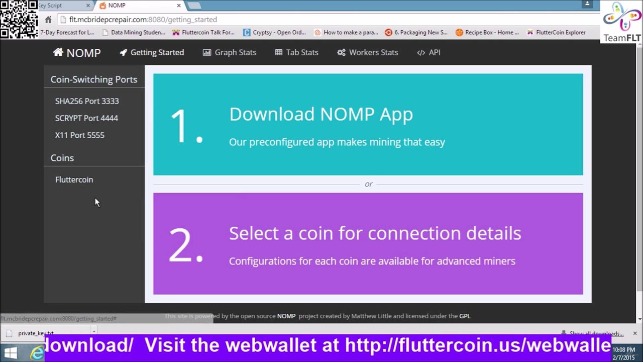 Connecting to a #NOMP Pool.  Part One.
