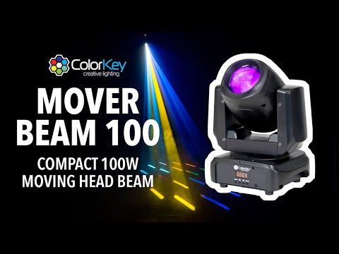 ColorKey CKU-5060 Mover Beam 100 Compact 100W Moving Head | Reverb