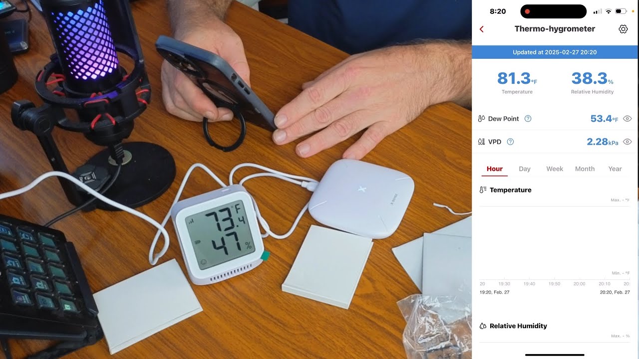 X-Sense Wi-Fi Hygrometer Indoor Humidity, Smart Hygrometer