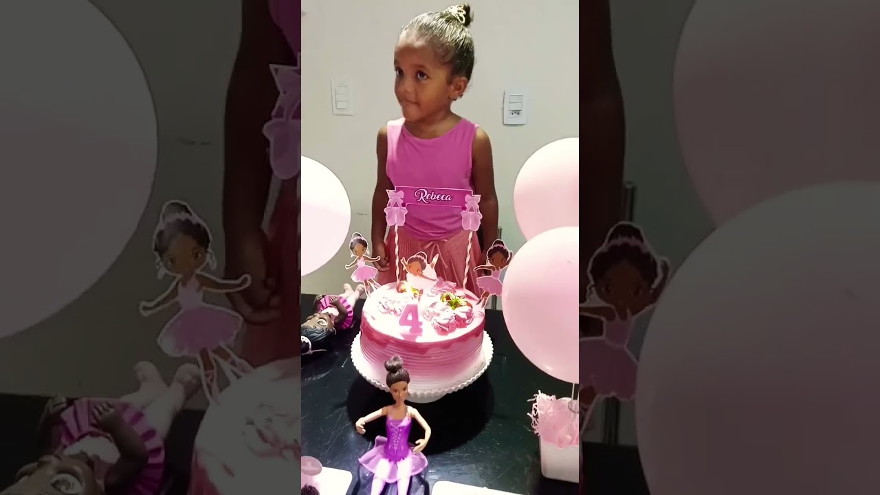 aniversário 4 anos #bailarina #shorts