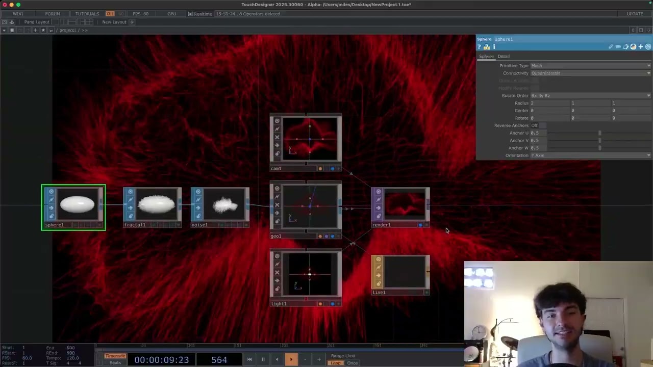 2.1 Building an Audio Reactive Network | TD_Miles