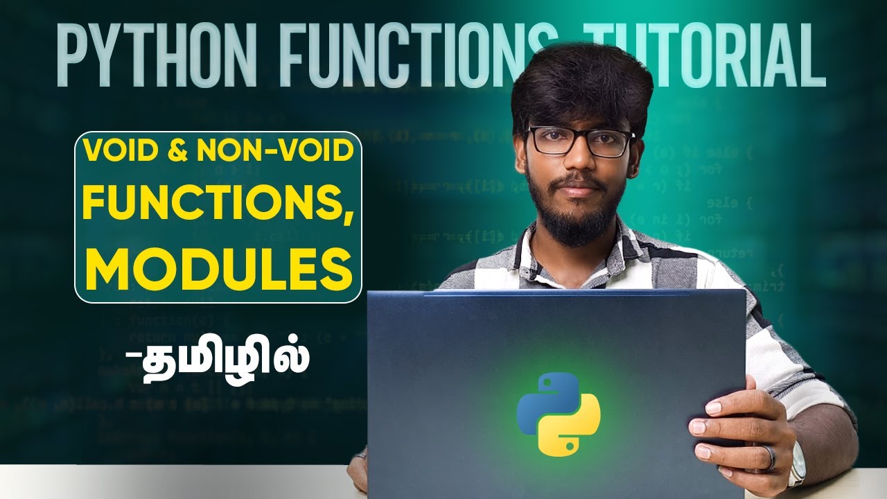 Master Python Functions & Modules: Tamil Tutorial | Python Tutorial Tamil