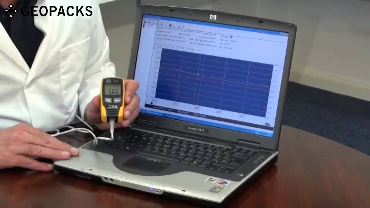 USB Data Logging Temperature & Humidity Meter