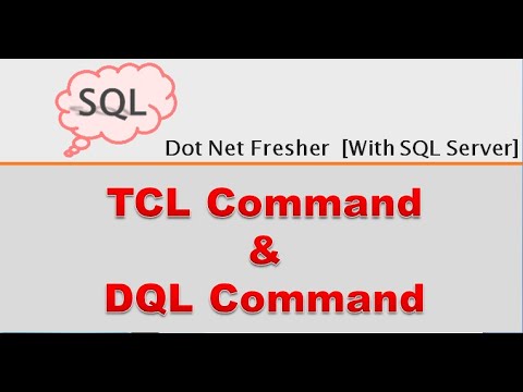 TCL Command In SQL Server | TCL | DQL | SQL Server