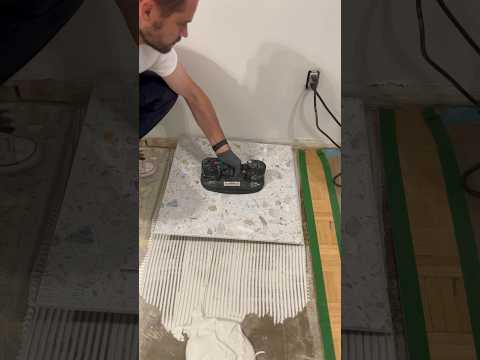 What do you think? Is this better than the parquet? We think so! #homeimprovement #diy