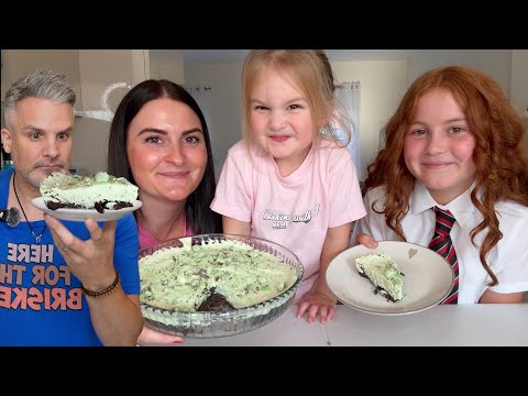 Brits Make [GRASSHOPPER PIE] for the first time! (What's Grasshopper Pie)? #grasshopper