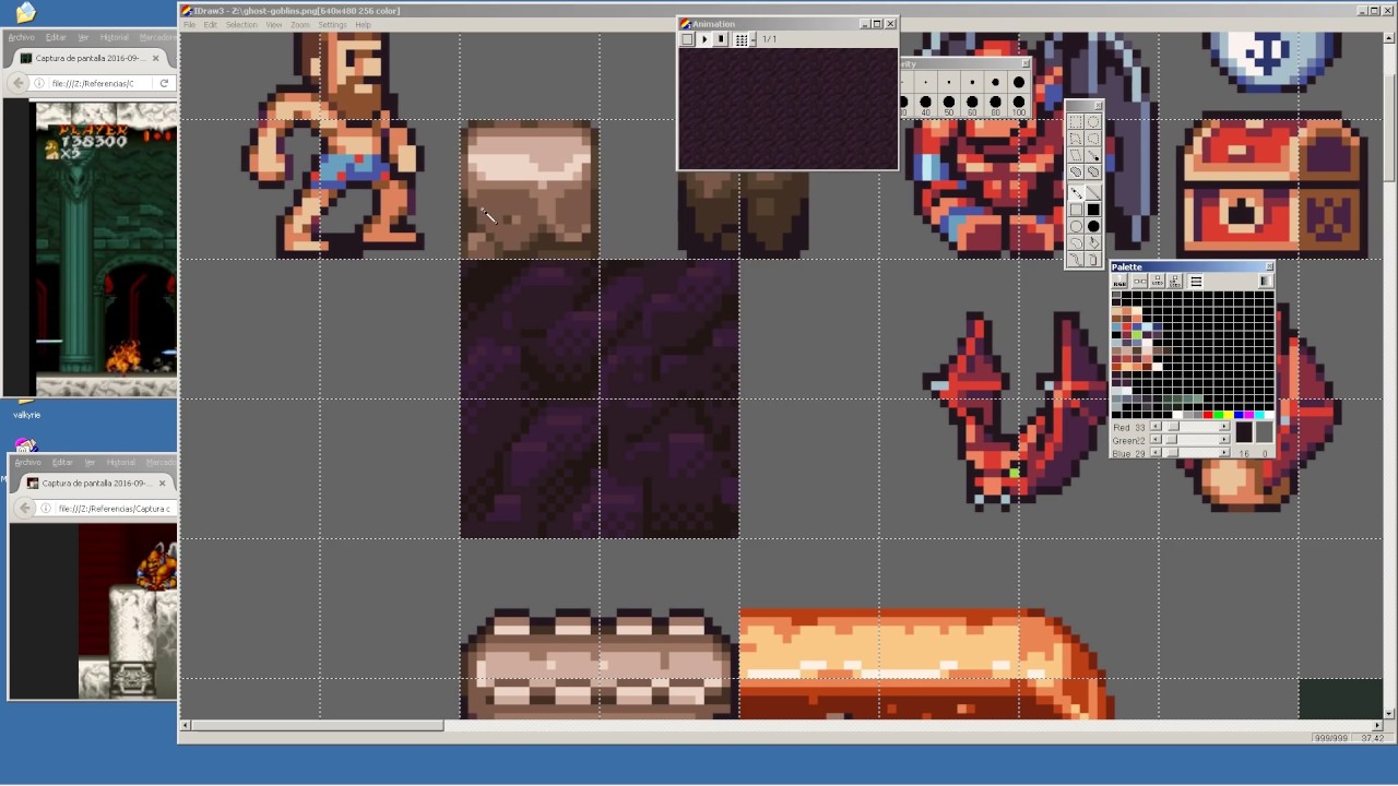 PIXEL ART TIME LAPSE #25 - Ghosts 'n Goblins