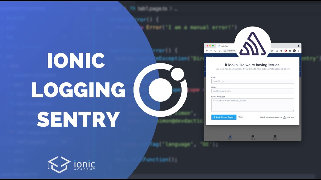 Ionic Error Logging with Sentry using Capacitor