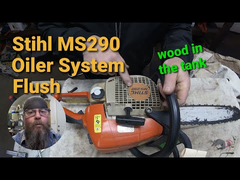 Stihl MS290 Oil System Flush