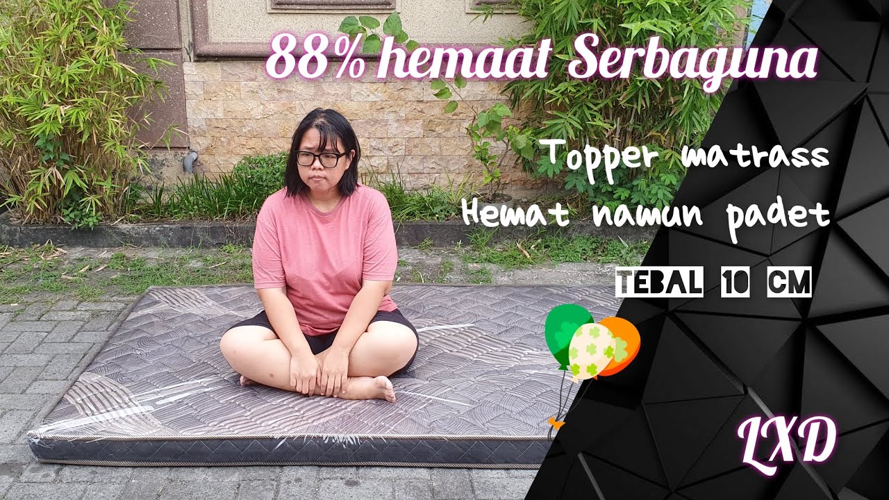 Topper kasur yanglapo hemat tapi padaaat 88% produk Serbaguna