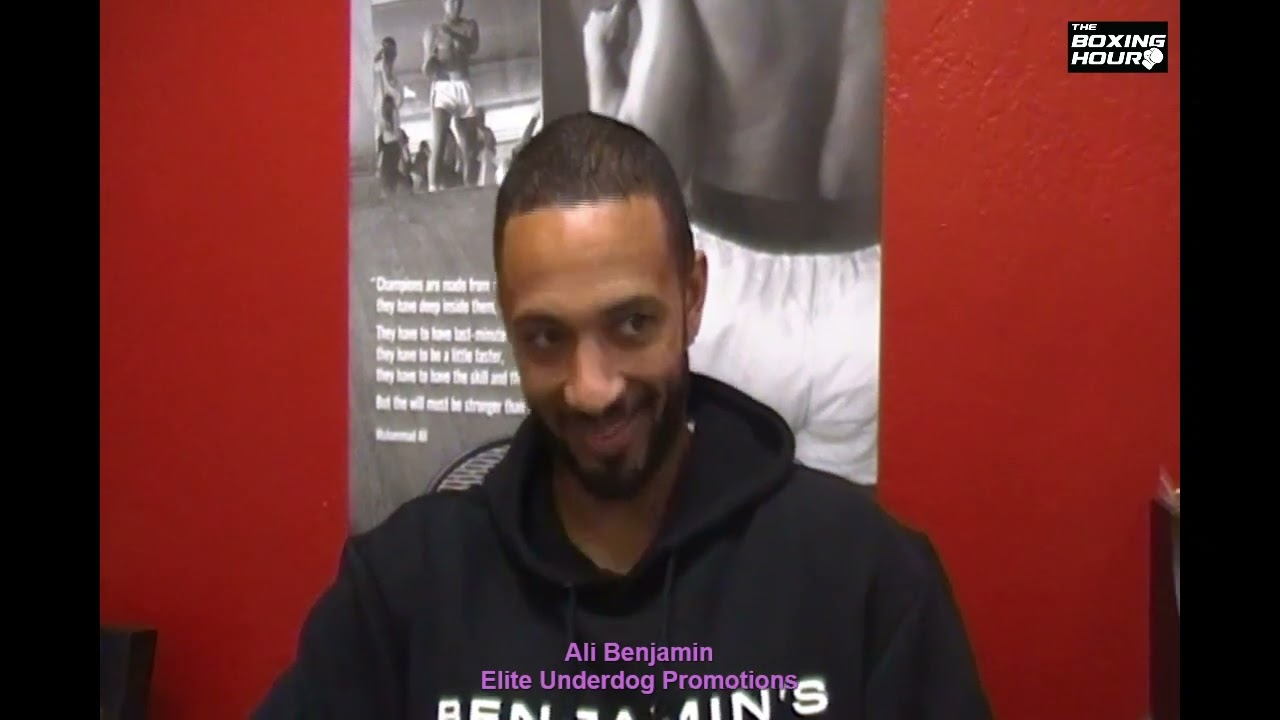 VIDEO: Ali Benjamin of Elite Underdog Promotions Boxing News - Boxing ...