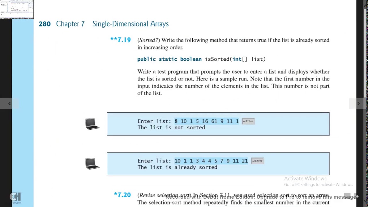 Introduction To Java Programming   Exercise 7 19a