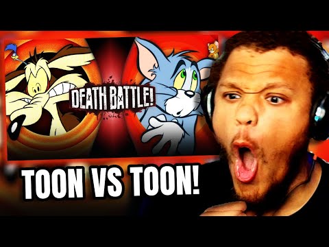 Wile E. Coyote VS Tom Cat (Looney Tunes VS Tom & Jerry) | DEATH BATTLE! REACTION!