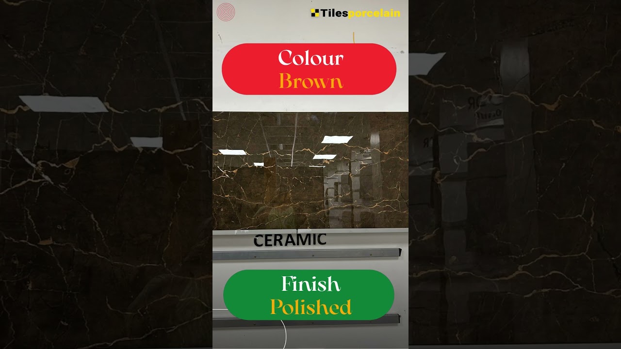 Infinity Brown Marble Effect Porcelain Tiles – Luxury in Every Inch! 💎🏠 #InteriorDesign  #tiles