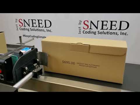 SNEED-JET® Titan T6 Automatic Printing on Corrugate Box
