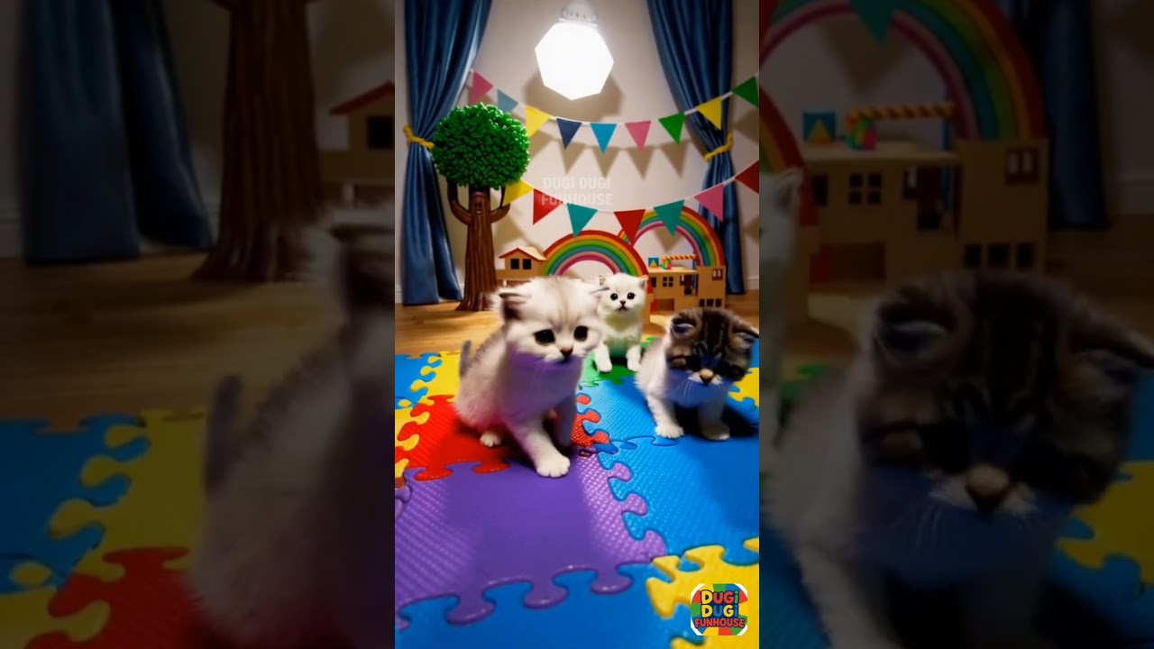 Dudi Dudi Dam Dam kitten Dance 🐱🍼 #dudidudidam #dudidam