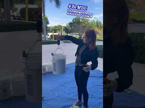 MDC Hialeah showing Mother-Earth some love π π #keepfloridaclean #holidayseason #itallstartshere