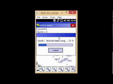 Descarga de datos RTK del SurvCE y GPS South