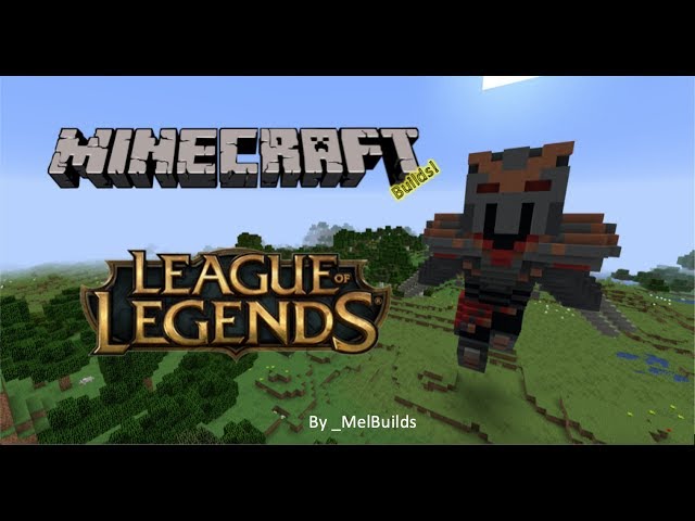Zed Statue from League of Legends Minecraft Map