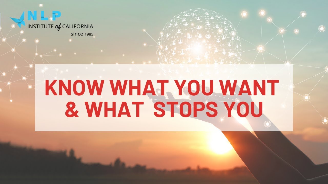 NLP Practitioner Online - Section 2 Overview - How To Know What You Want