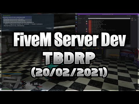 FiveM Server Development (TBDRP - 20/02/21): status, ls custom and weapon shop