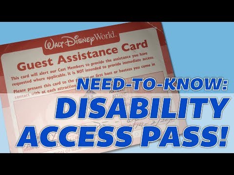 How does the Disney Disability Access Pass work?