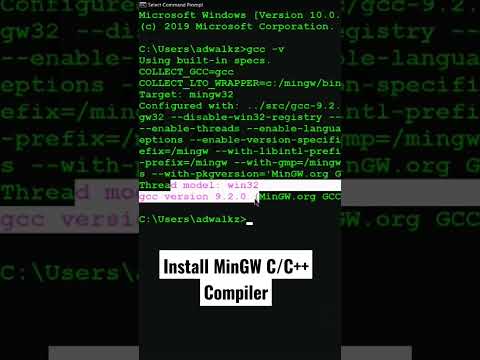 Install C/C++ Compiler for Windows