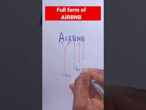 Full form of AIRBNB.#shorts #airbnb #learning