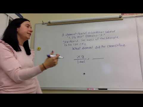 How to find the Molar Mass of an Unknown Element
