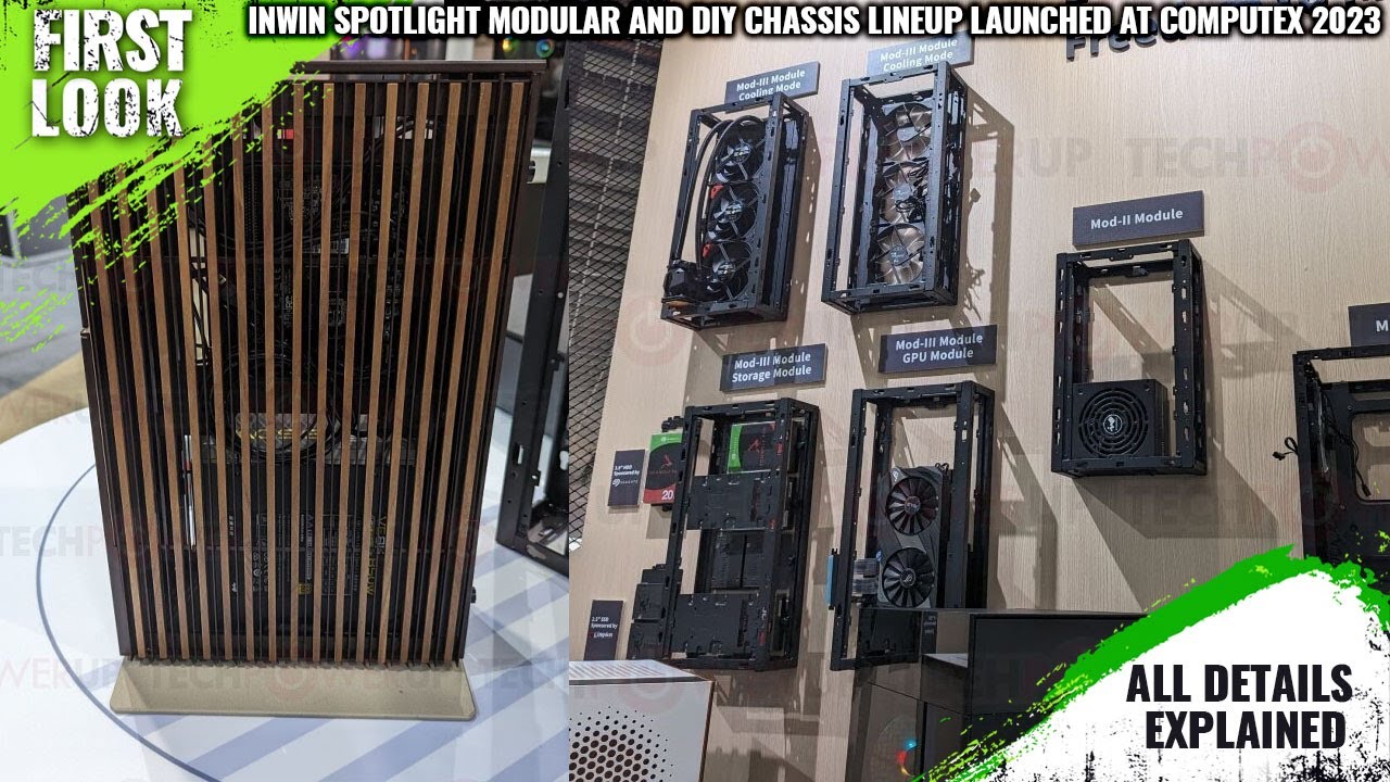 InWin DUBILI Series, ModFree Base/Deluxe Edition, Mod-I/Mod-II And POC One DIY Chassis Launched