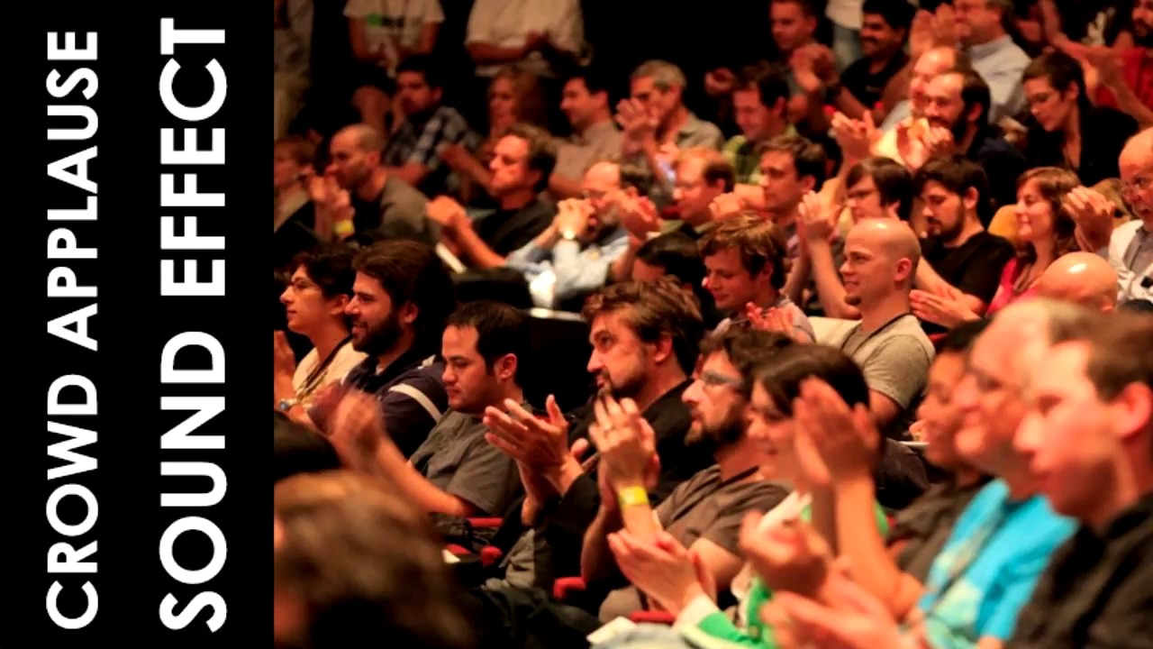 Crowd Clapping Applause Sound Effect (Large, Medium, & Small Crowd) ♪