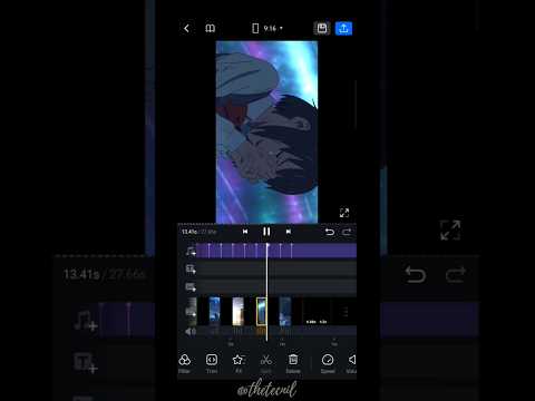 Anime Edits in VN Video Editor - Tutorial #shorts