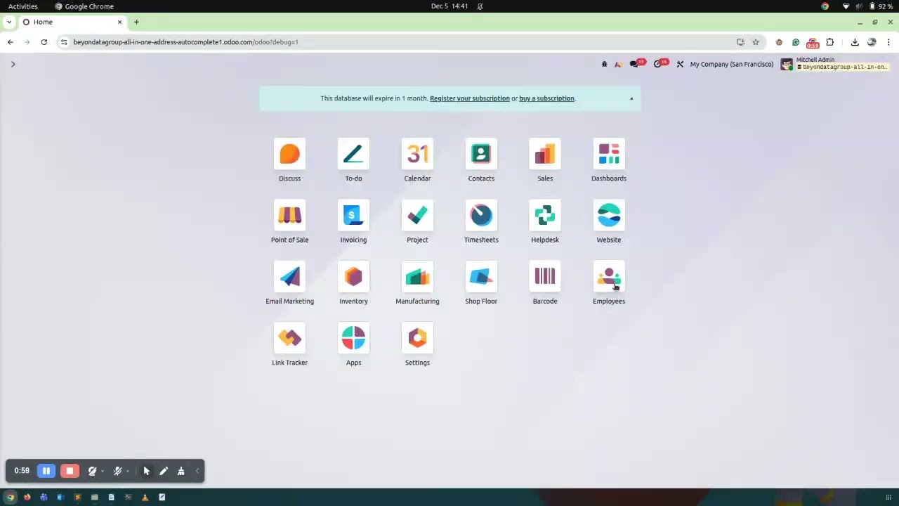 Odoo || Smart Address Autocomplete Using Google API ||