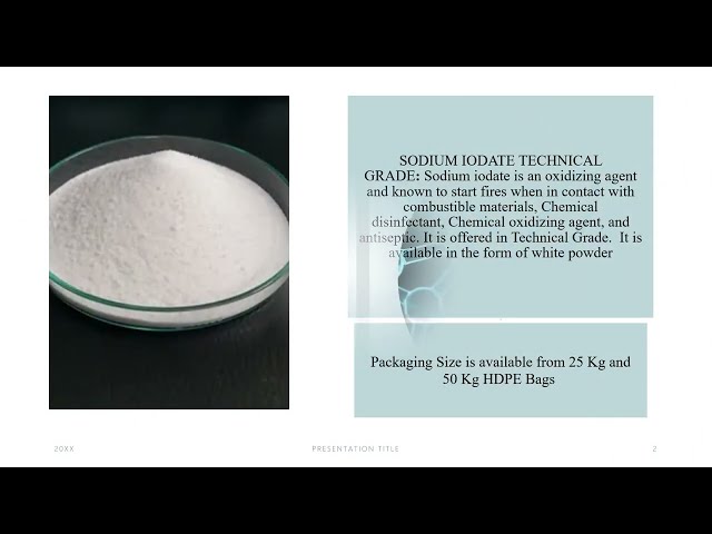 Iodate - Potassium Iodide Technical Manufacturer from Hyderabad